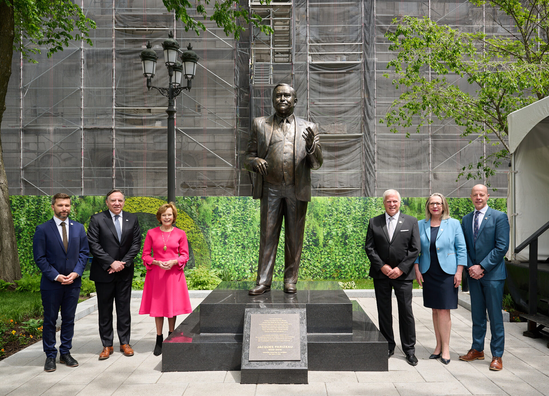 Monument Jacques Parizeau - Commission de la capitale nationale du Québec