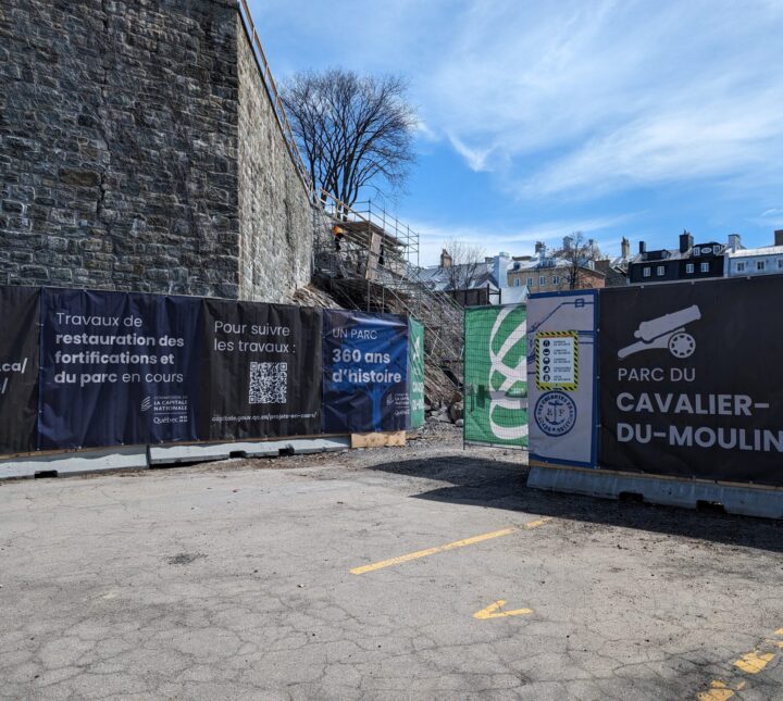 Restauration de la fortification du parc du Cavalier-du-Moulin
