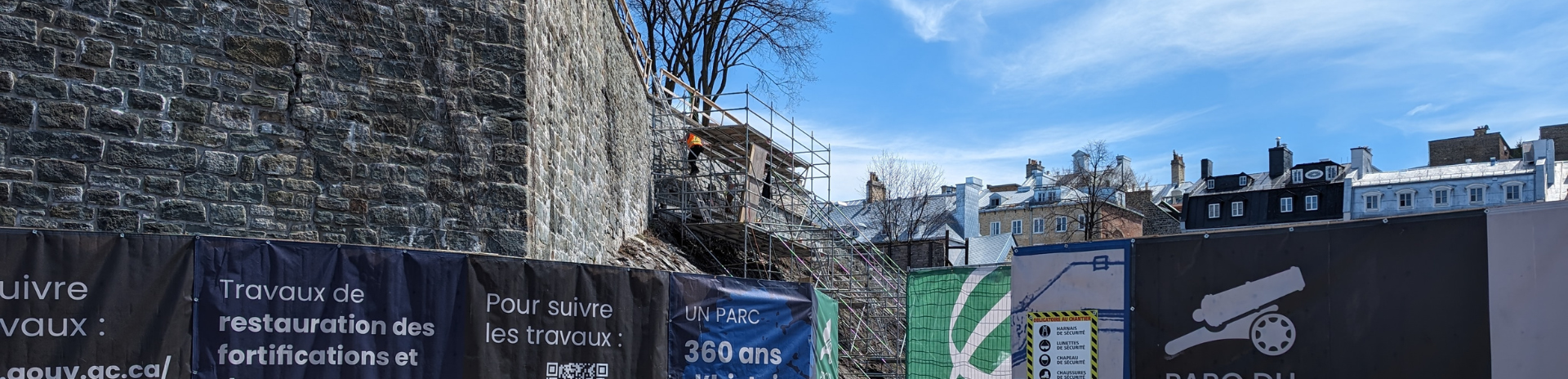 Restauration de la fortification du parc du Cavalier-du-Moulin