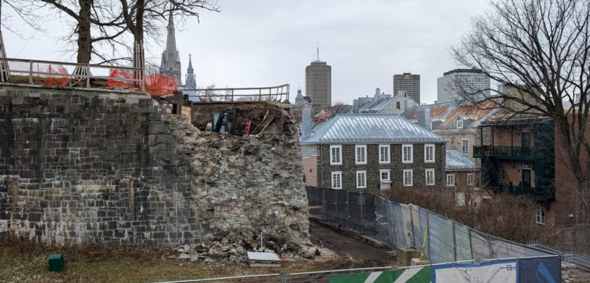 Restauration de la fortification du parc du Cavalier-du-Moulin